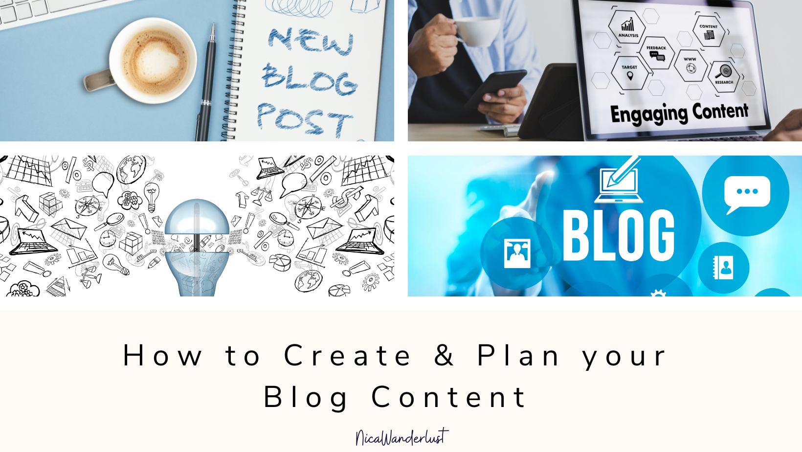 How to Create & Plan your Blog Content - WanderNica