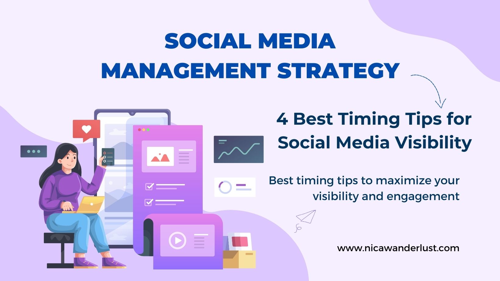 4 Best Timing Tips for Social Media Visibility - WanderNica